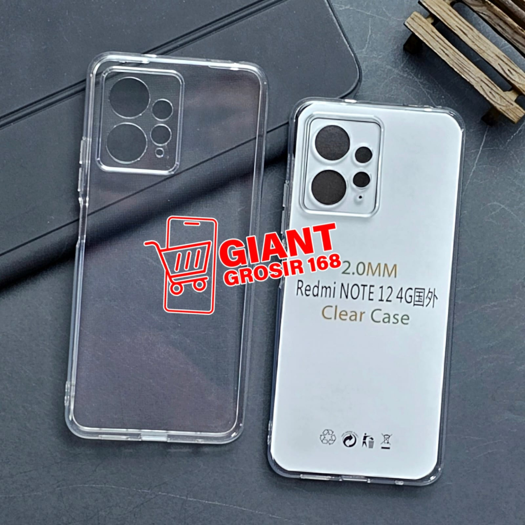 Jual REDMI NOTE 12 4G REDMI NOTE 12 PRO 4G REDMI NOTE 12 PRO 5G CASE CLEAR HD 2.0MM CASE BENING ...