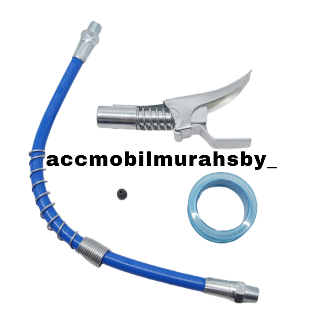 Jual Kepala Grease Gun Kunci Ganda / Grease Coupler Dengan Selang ...