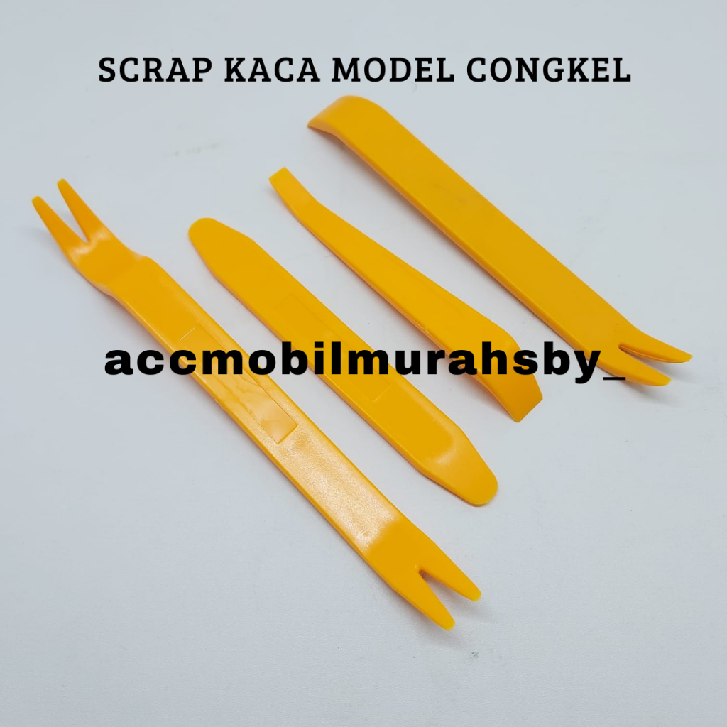 Jual (4PCS) Alat Buka Clip Interior Tool Set Car Audio Dash Panel Door ...