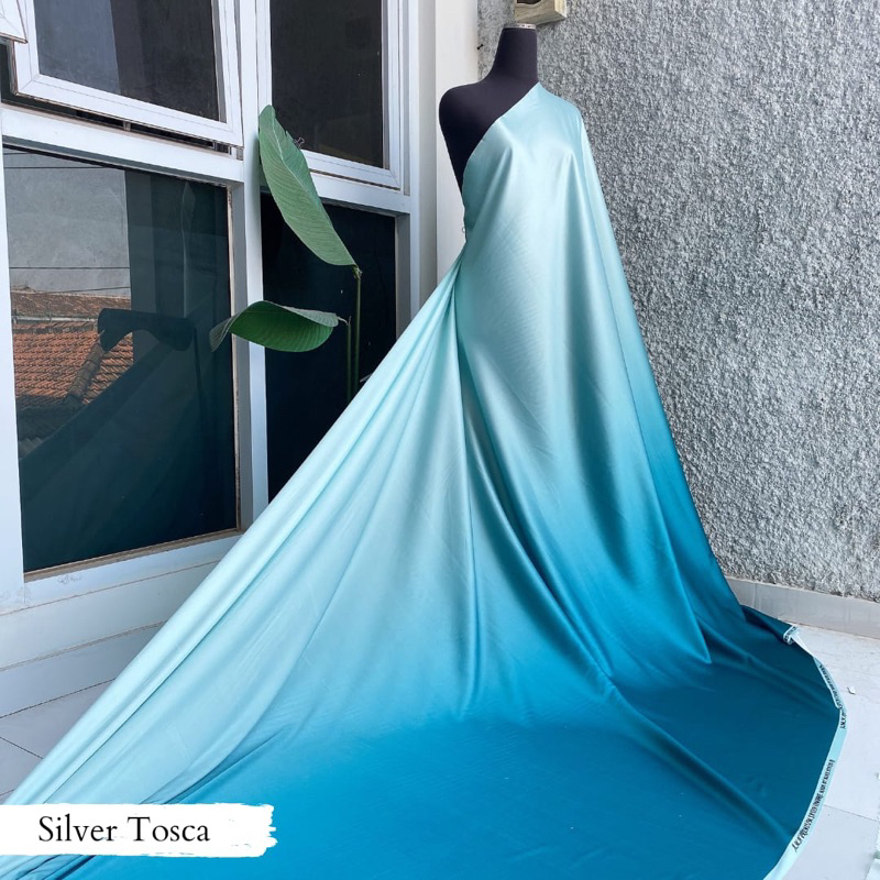 Jual KAIN GRADASI KAIN GRADASI 2 WARNA KAIN SILK 2 WARNA /SILK GRADASI ...