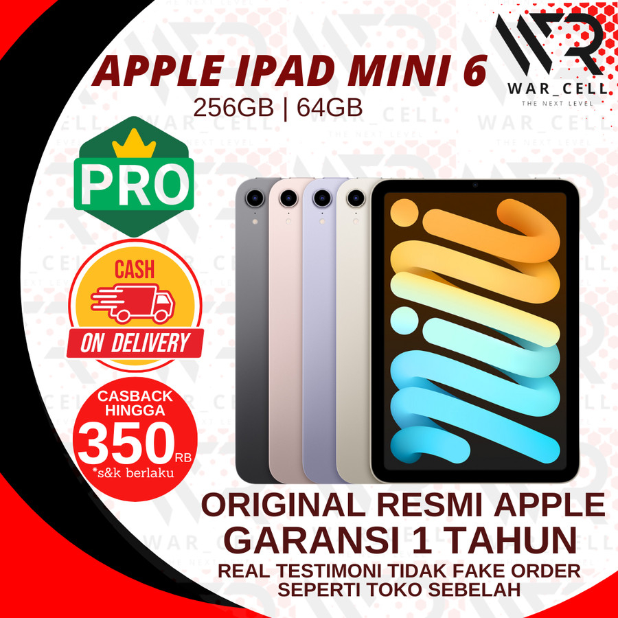 Jual IPAD Mini 5 & iPad Mini 6 256GB 64GB Wifi Only & Cellular | Second Fullset | Shopee Indonesia