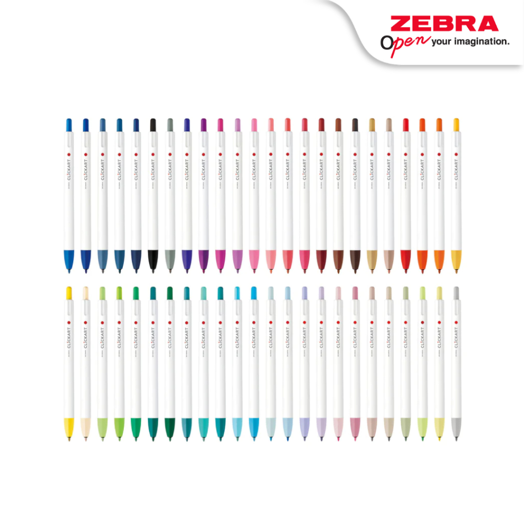 Jual ZEBRA ClickArt Spidol Warna 0.6mm Fine Point Color Marker ...