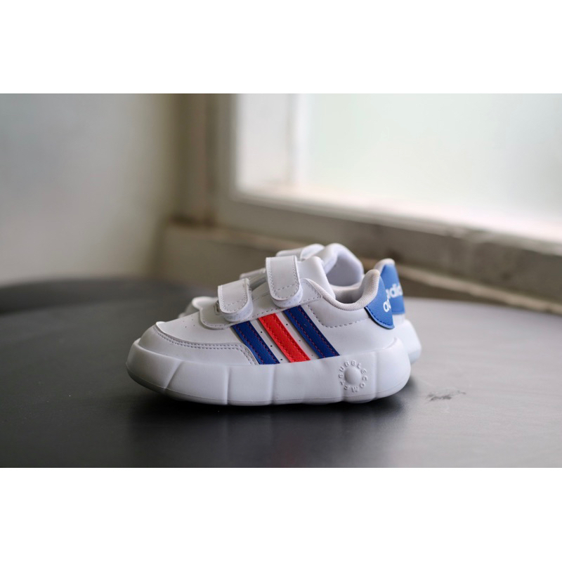 Jual SEPATU ANAK ORIGINAL ADIDAS NEO BUBBLE COMFY WHITE BLUE RED ...