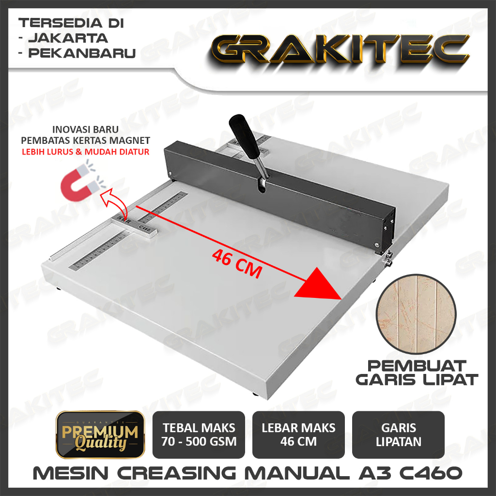 Jual Mesin Creasing Manual A3 Pembuat Garis Lipatan Buku Undangan ...