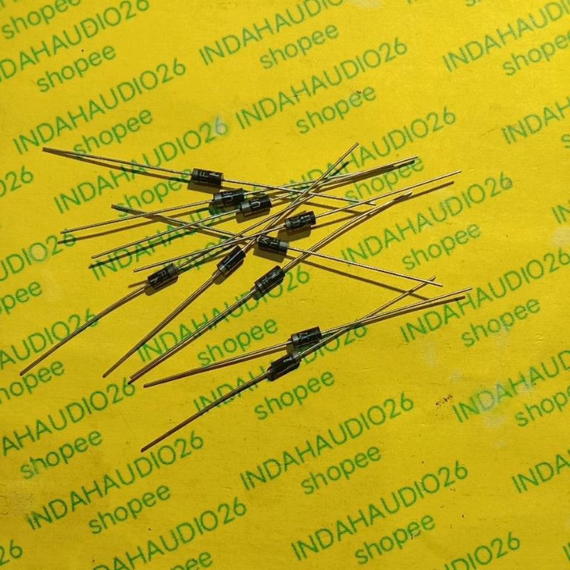 Jual dioda UF4007 ultra fast power diode 1A 1KV UF 4007 DO41 buat pcb ...