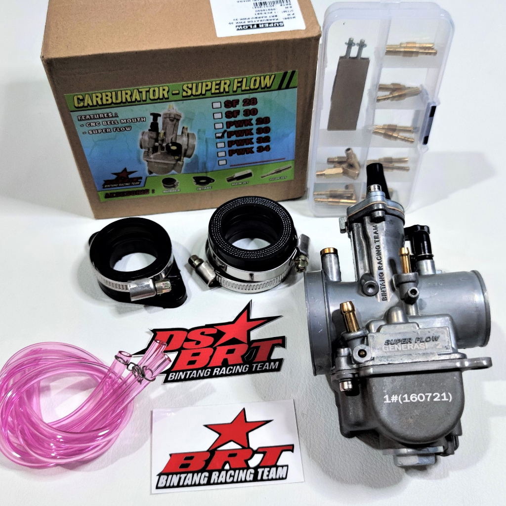 Jual Karburator Karbu BRT PWK 28 & PWK 30 Super Flow NEW GENERATION Gen 2 | Shopee Indonesia