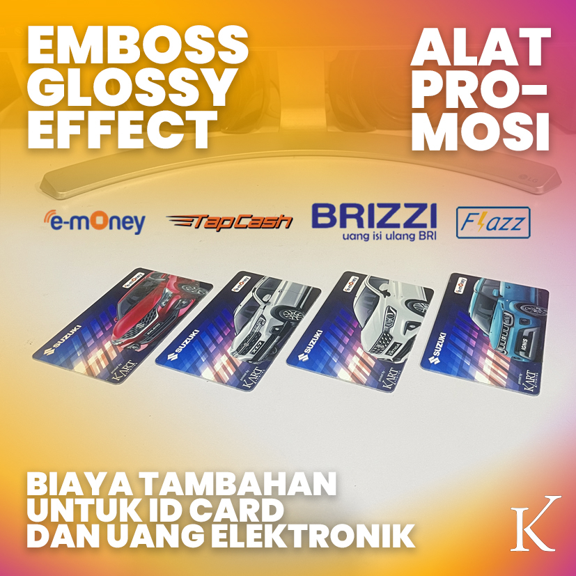 Jual EMONEY, FLAZZ, BRIZZI, TAPCASH TAMBAHAN EMBOSS GLOSSY | Shopee ...