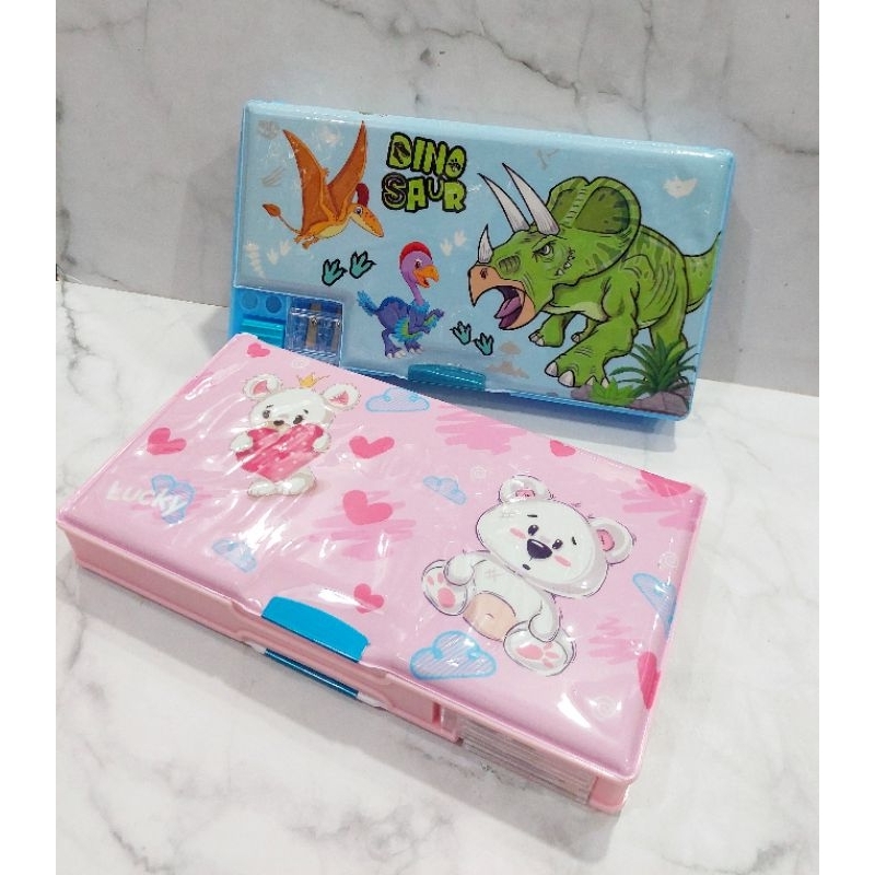 Jual Tepak Pensil Magnet Besar / Pencil Case Magnet Besar / Tempat ...