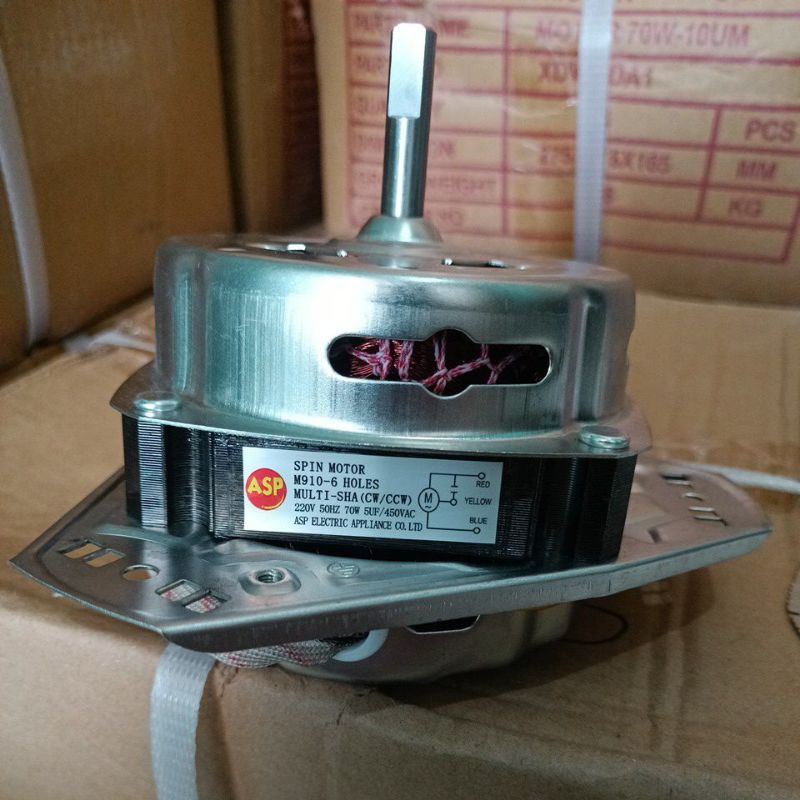 Jual DINAMO SPIN/PENGERING SHARP GULUNGAN ALUMINIUM 70 WATT AS DINAMO 10 MM CAPASITOR 5UF ...