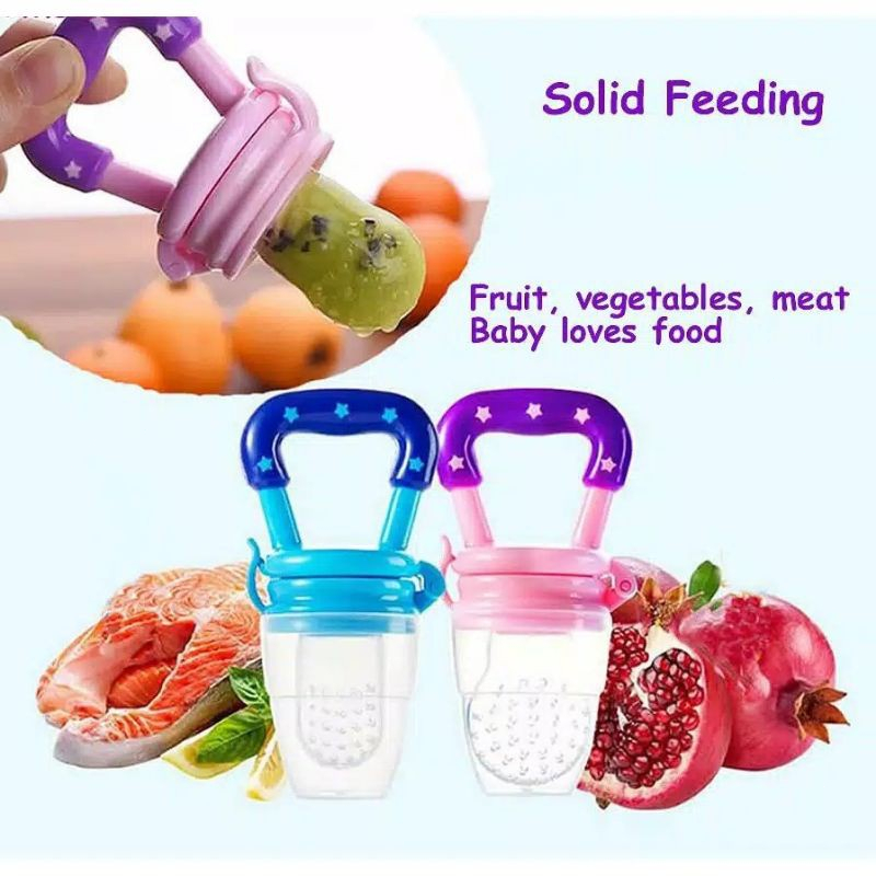 Jual Fruit Feeder Pacifier/Empeng Buah Bayi/Baby Fruit And Food Feeder ...