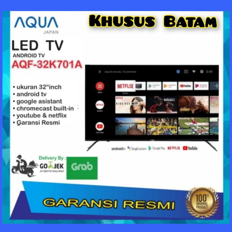 Jual AQUA AQT32K701A ANDROID TV LED TV 32"inch Garansi resmi (KHUSUS ...