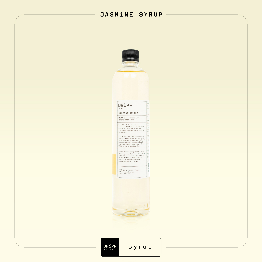 Jual DRiPP Jasmine Syrup - Sirup Rasa Melati Untuk Minuman Enak di Kafe ...