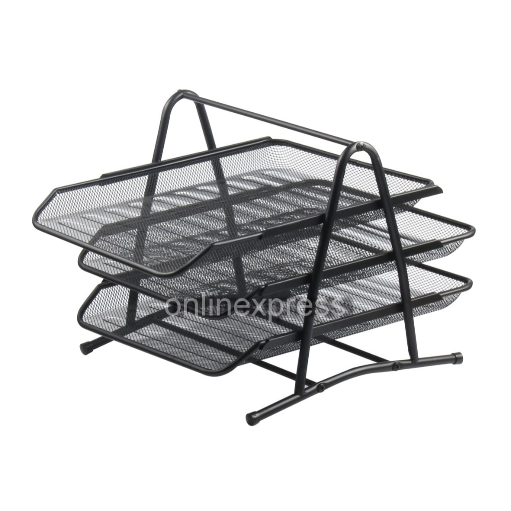 Jual DOCUMEN RACK TRAY FLATE BESI / RAK TRAY 3 SUSUN BESI 2003 | Shopee ...
