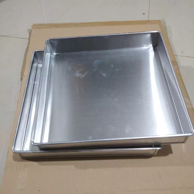 Jual loyang oven ukuran 45x45x6 bahan alumunium tebal 07 | Shopee Indonesia