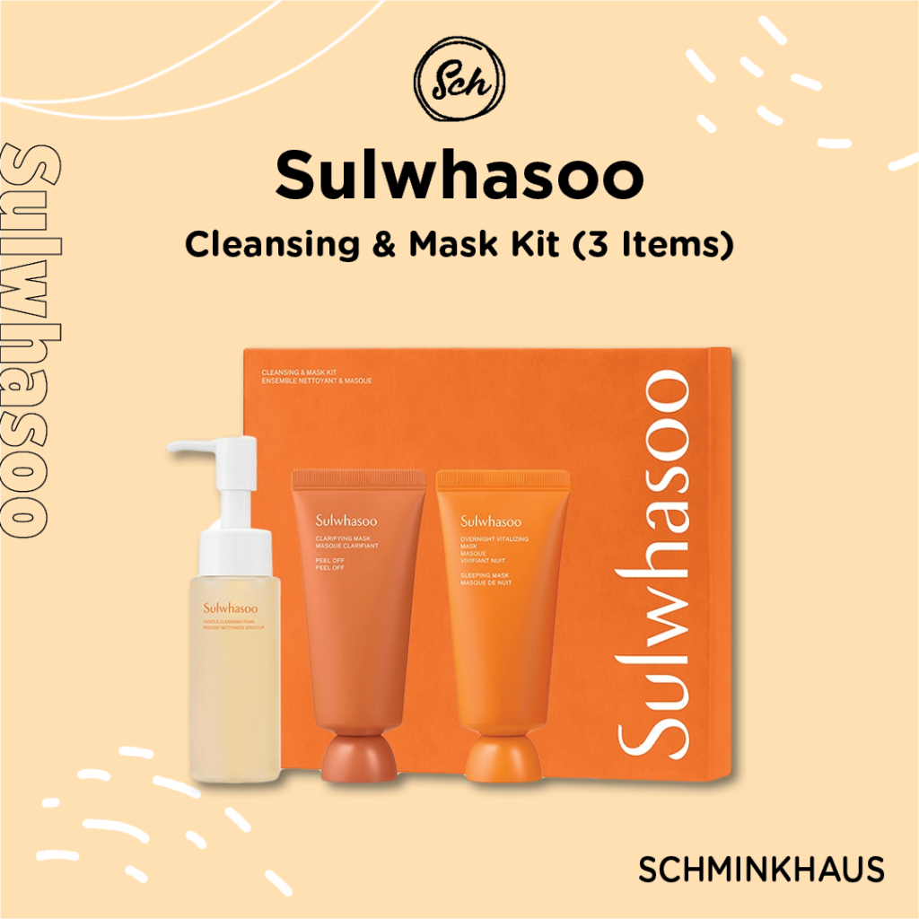 Jual SULWHASOO Cleansing & Mask Kit ( 3 Items ) / Cleansing Foam 50ml ...