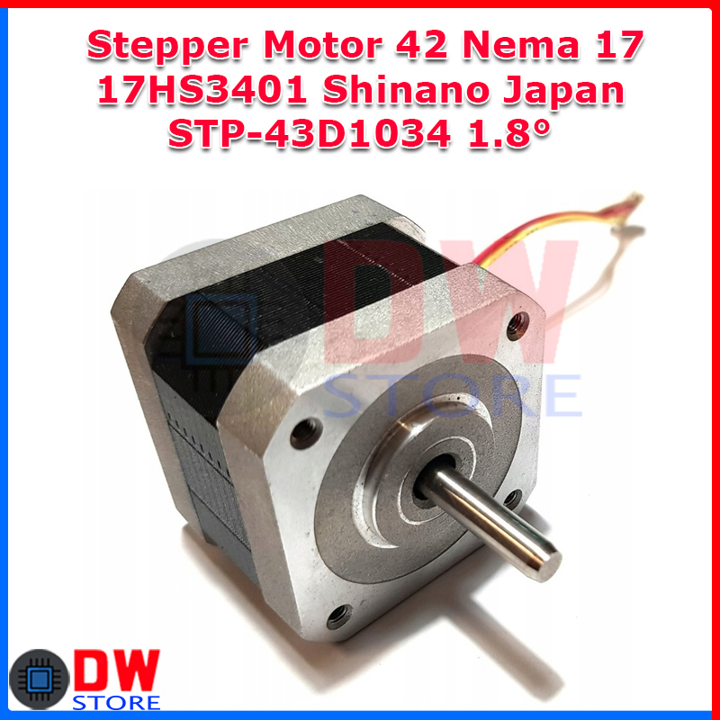 Jual Stepper Motor 42 Nema17 Nema 17 Stepping CNC 3D Printer 17HS3401 ...