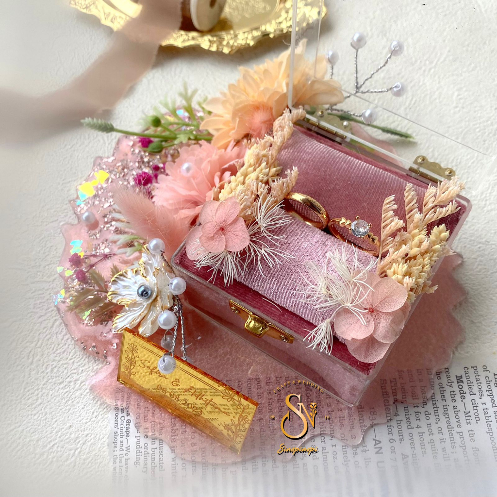 Jual RING BOX ALZENA I RINGBOX RESIN | LAMARAN NIKAH WEDDING ENGAGEMENT ...