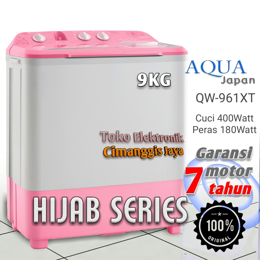 Jual mesin cuci Aqua 2 tabung 7 kg 8 kg 9 kg 10 kg 12 kg | Shopee Indonesia