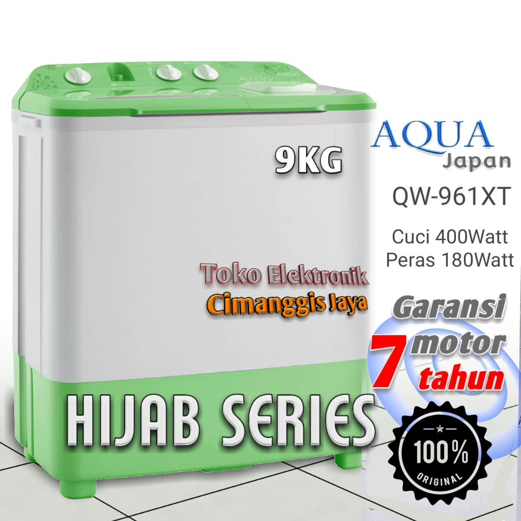 Jual mesin cuci Aqua 2 tabung 7 kg 8 kg 9 kg 10 kg 12 kg | Shopee Indonesia