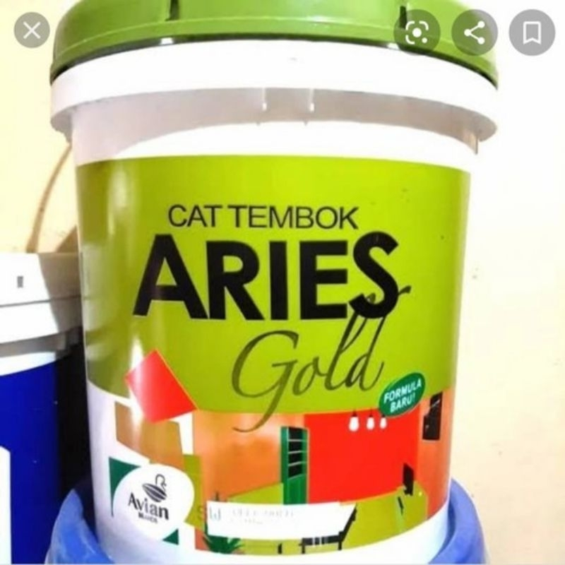 Jual CAT TEMBOK ARIES GOLD 18 KG PAIL EMBER BESAR READY MANADO | Shopee ...