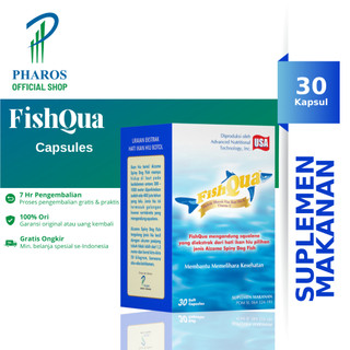 Jual Fishqua Newcaps 30 Kapsul / Minyak Ikan / Suplemen / Membantu ...