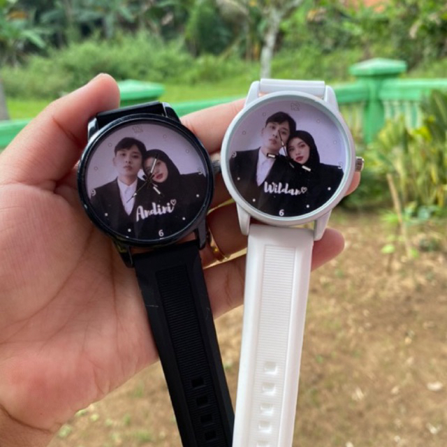 Jual JAM KARET CUSTOM BISA PAKE POTO DAN NAMA UNIK MURAH | Shopee Indonesia
