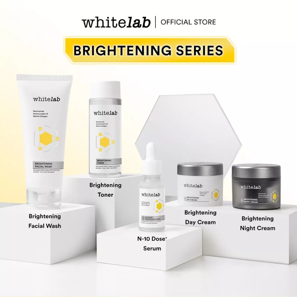 Jual Whitelab Brightening Series|Facial Wash|Serum|Toner|Day & Night ...