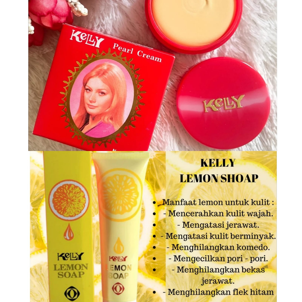 Jual Kelly Pearl Cream 15 gr / Kelly Pearl Cream 5 gr / Kelly Lemon ...