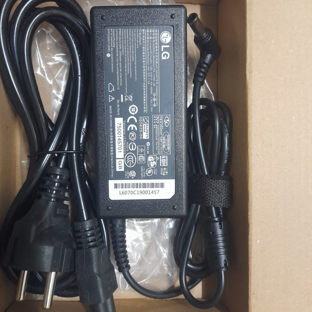 Jual Adaptor Monitor Televisi TV lcd/led LG 19V 1,3A 1.7A. 2.1A original | Shopee Indonesia