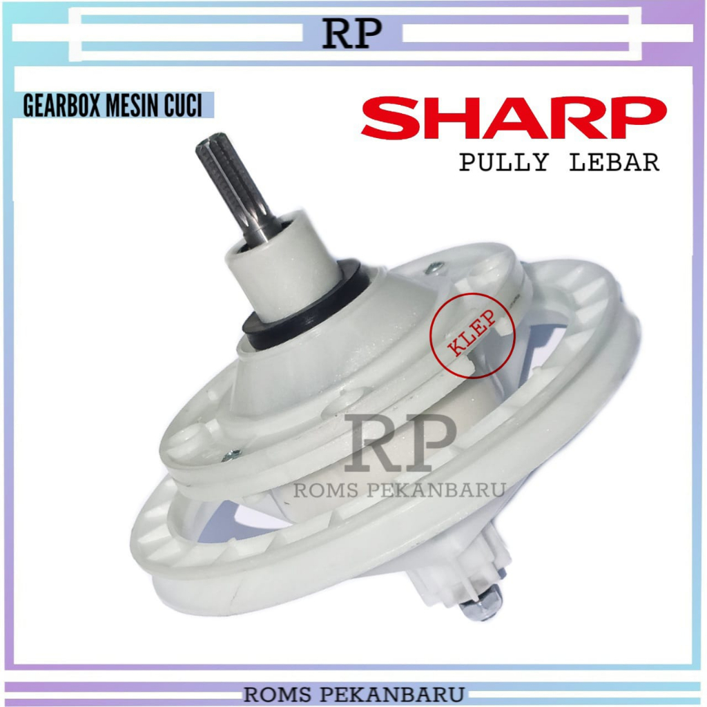 Jual GEARBOX MESIN CUCI SHARP PULLY BESAR GERIGI 10 - GIRBOK SHARP KLEP ...