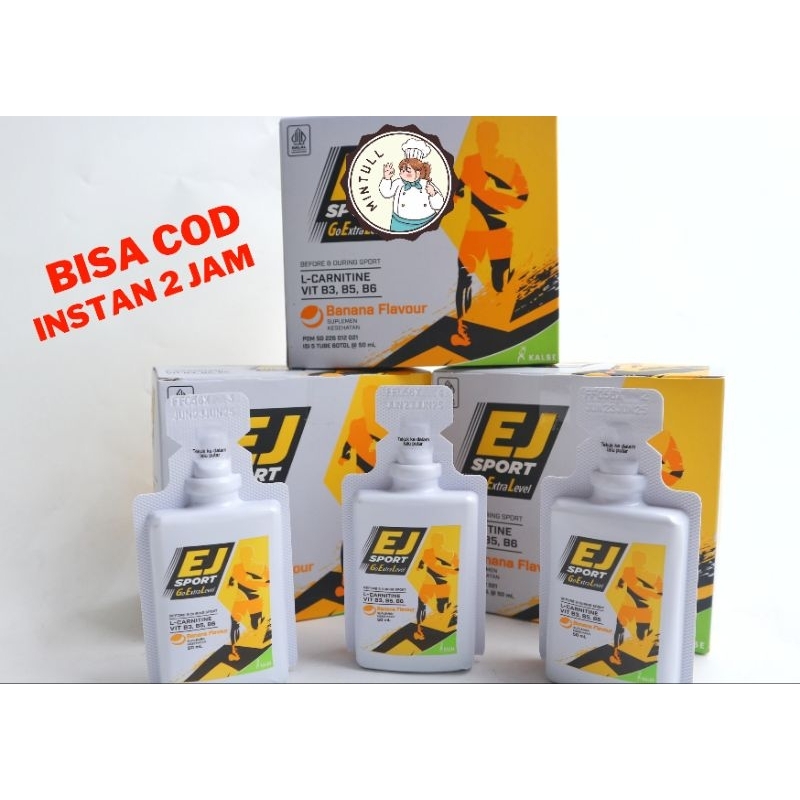 Jual EXTRA JOSS EJ SPORT GEL BANANA ORANGE 5 TUBE | Shopee Indonesia