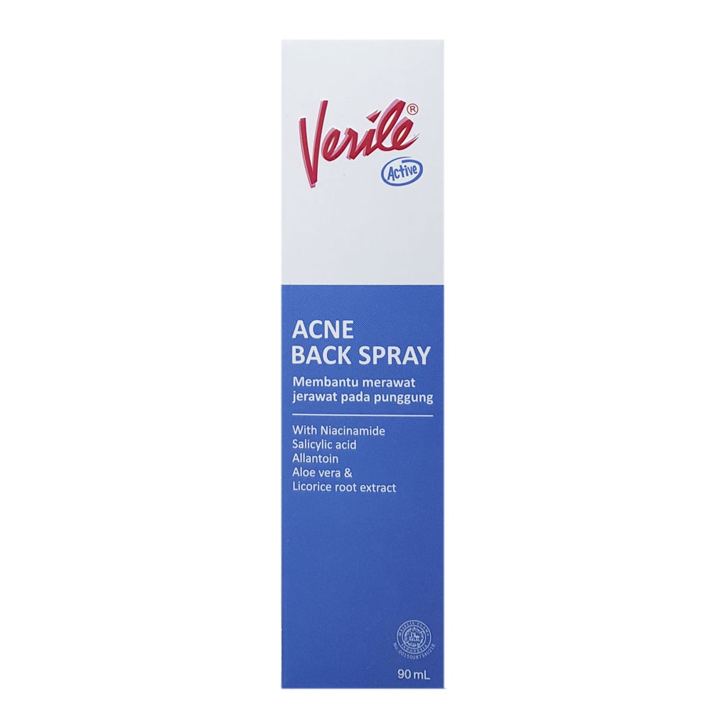 Jual Verile Back Acne Spray 90 ml Obat Jerawat Punggung/menghilangkan ...