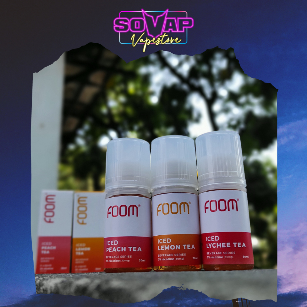 Jual Foom Iced Tea Series 30mg 30ml | Foom Iced Lemon Tea , Iced Lychee ...
