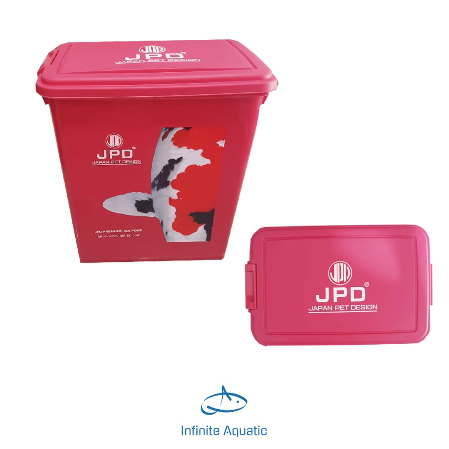 Jual JPD Food Stocker Box Penyimpanan Pelet Pakan Ikan Kapasitas 15 kg ...