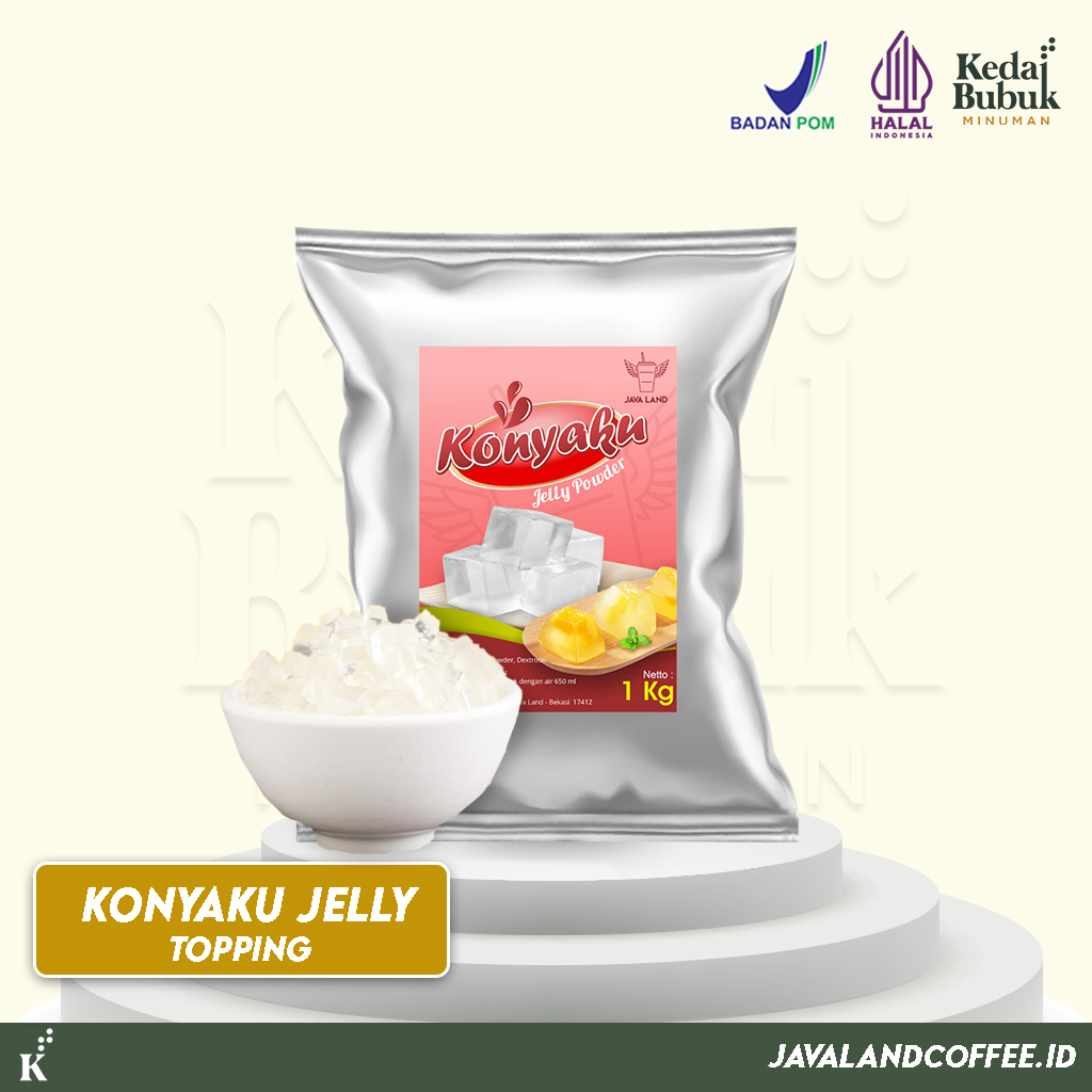 Jual KONYAKU JELLY - ORIGINAL JAVALAND 1KG | Shopee Indonesia