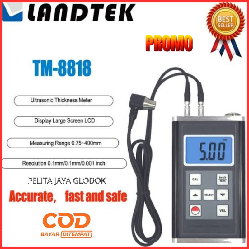 Jual Ultrasonic Thickness Gauge TM-8818 Landtek | Shopee Indonesia