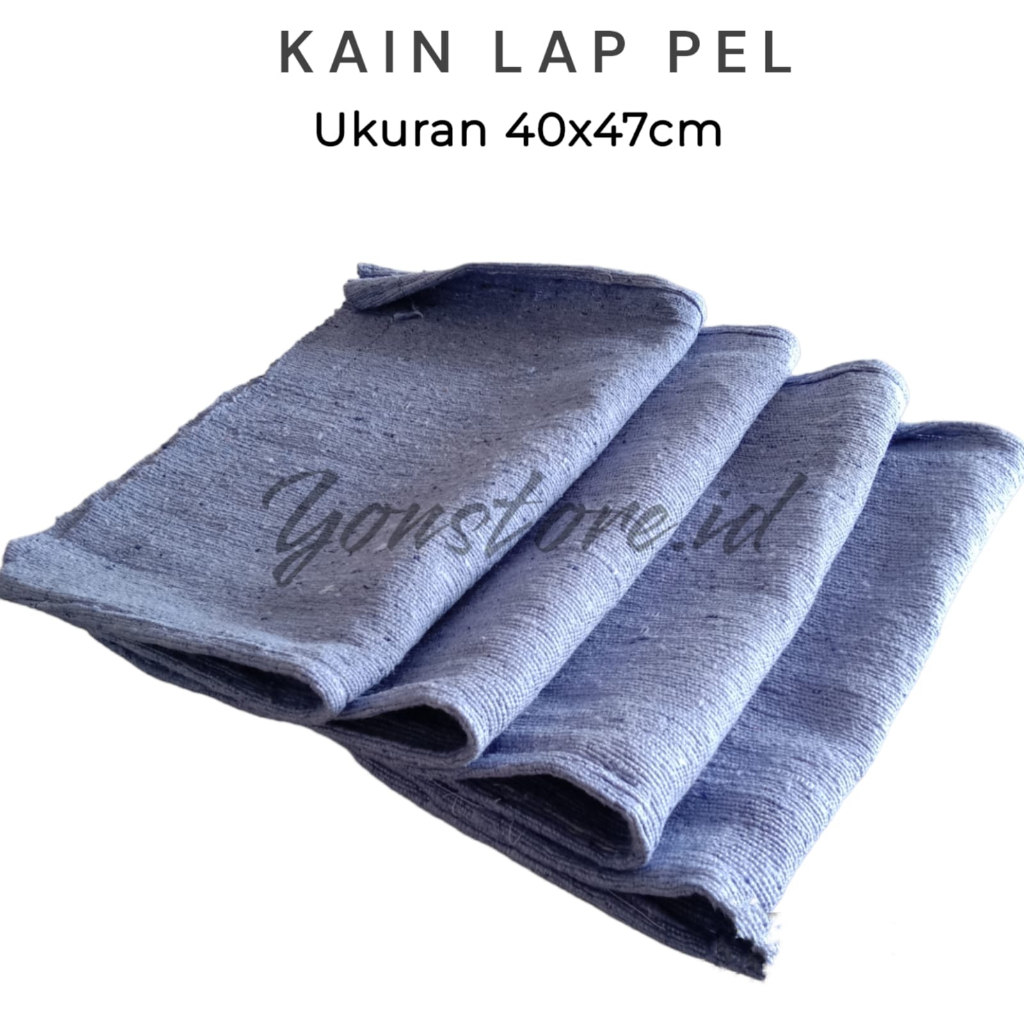 Jual Lap pel tangan / kain pel lantai / lap pel biru / lap meja dapur ...