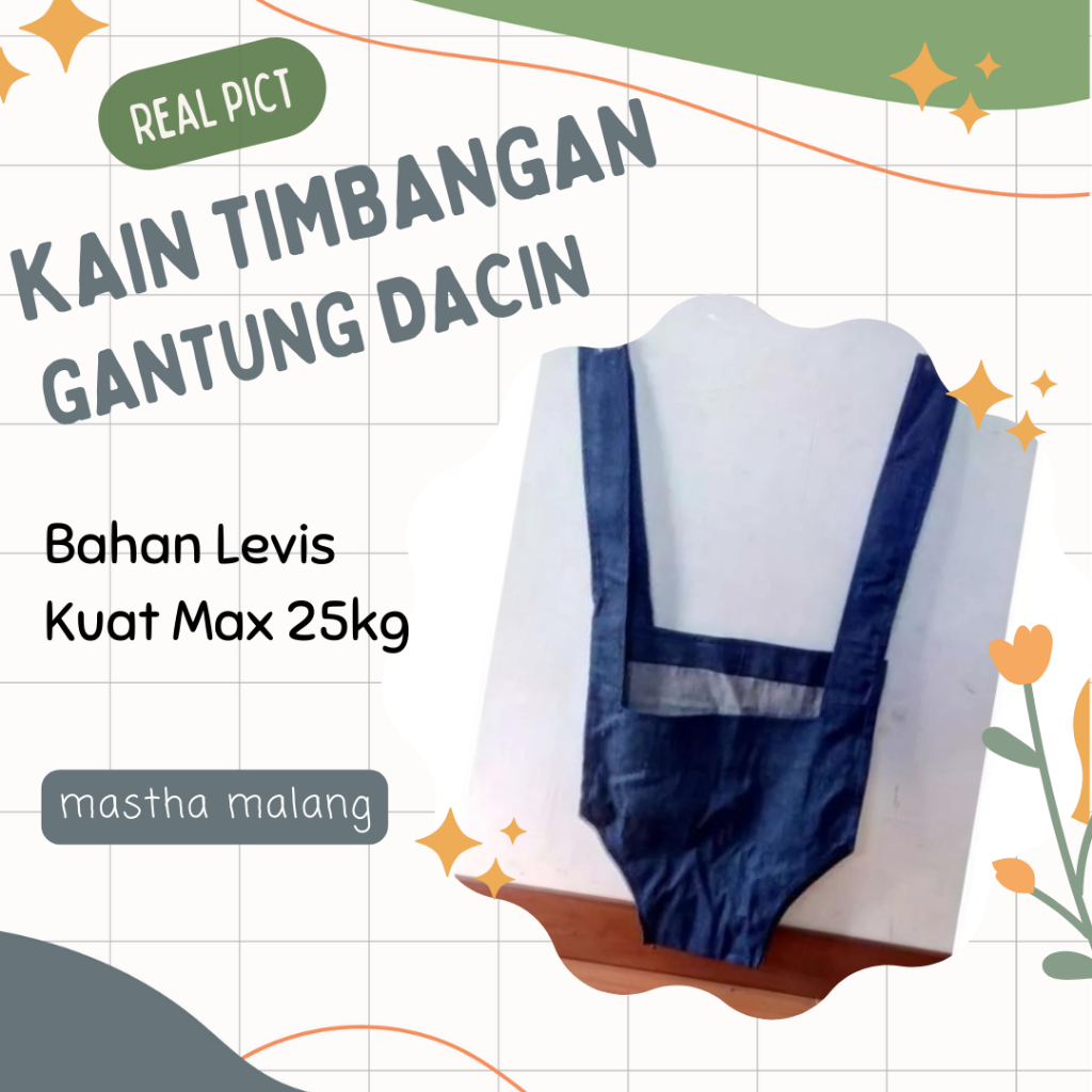 Jual *Mastha Malang* Promo Murah Kain Timbangan Badan Gantung Anak/Kain ...