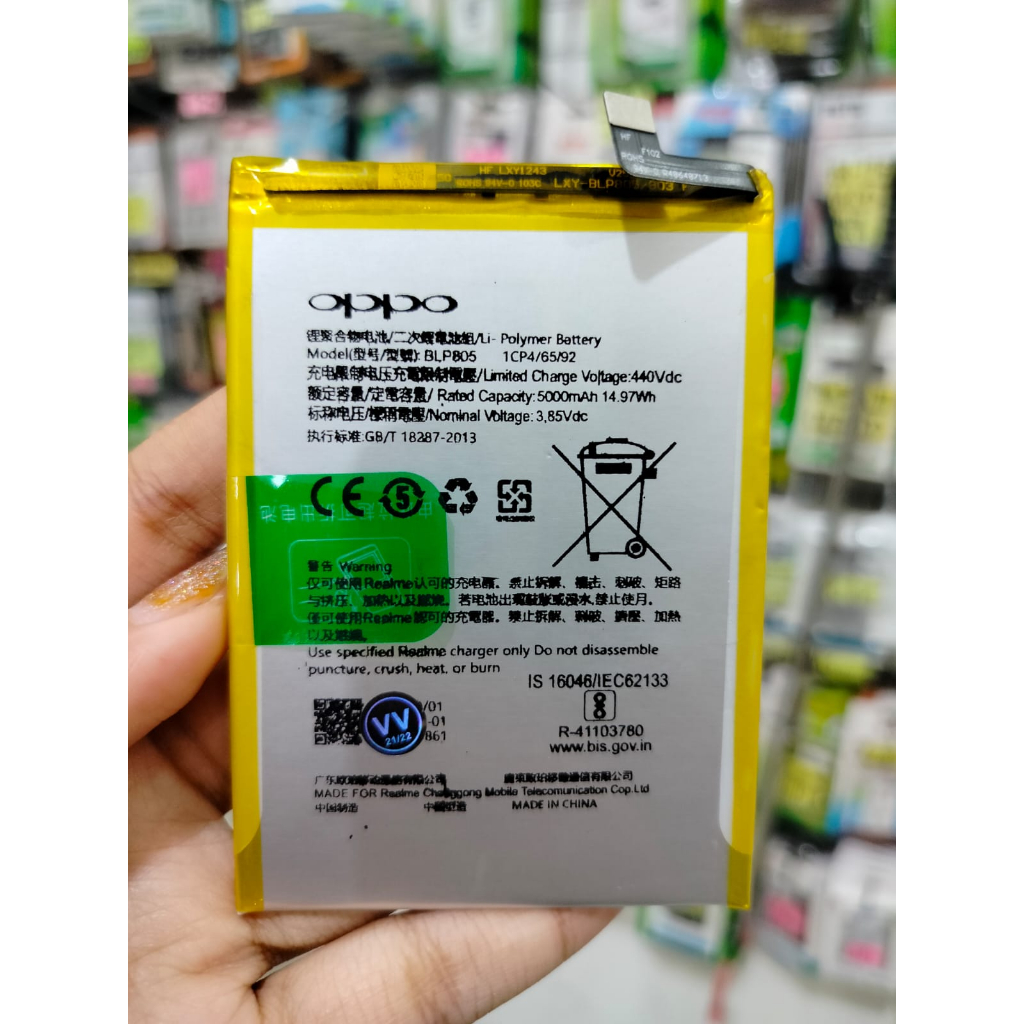 Jual BATERAI OPPO A16/ A53/A54/BLP805 ORIGINAL 100% | Shopee Indonesia