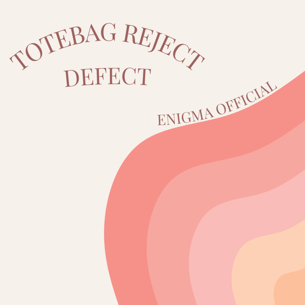 Jual REJECT SALE DEFECT SALE TOTEBAG TAS BELANJA ENIGMA | Shopee Indonesia