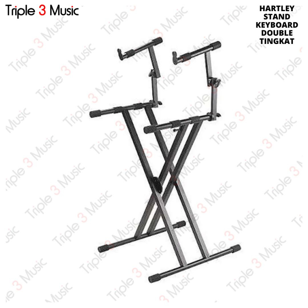 Jual Hartley Stand keyboard tingkat double 2 tingkat | Shopee Indonesia