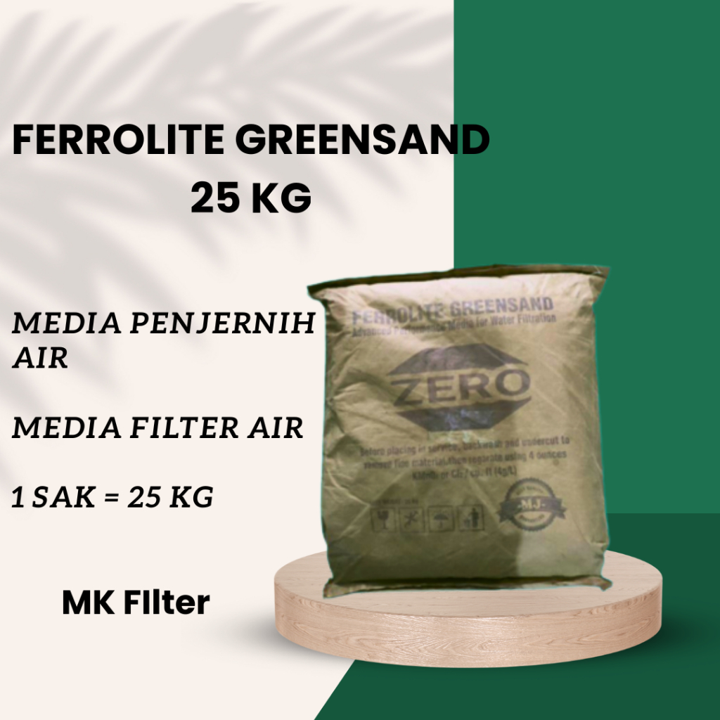 Jual Ferrolite GreenSand 25 Kg / pasir ferrolite / media penjernih air ...