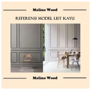 Jual Lis kayu wall moulding molding wainscoting list dinding profil ...