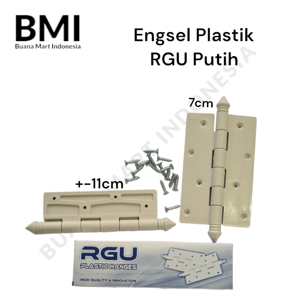 Jual Engsel Plastik PVC Putih RGU | Engsel Pintu Kamar Mandi | (1PSG ...