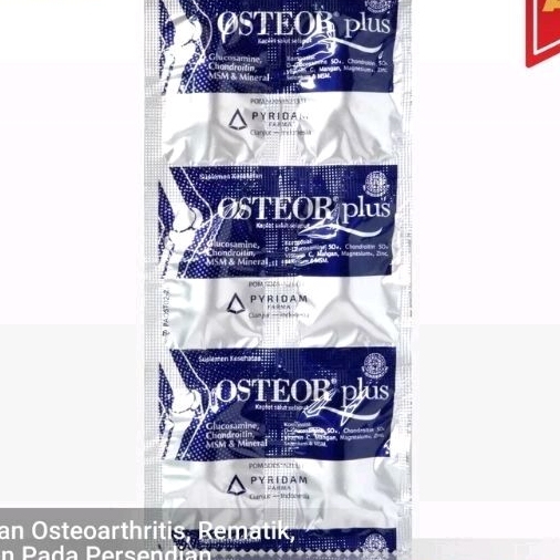 Jual Osteor plus per strip 6 tablet | Shopee Indonesia