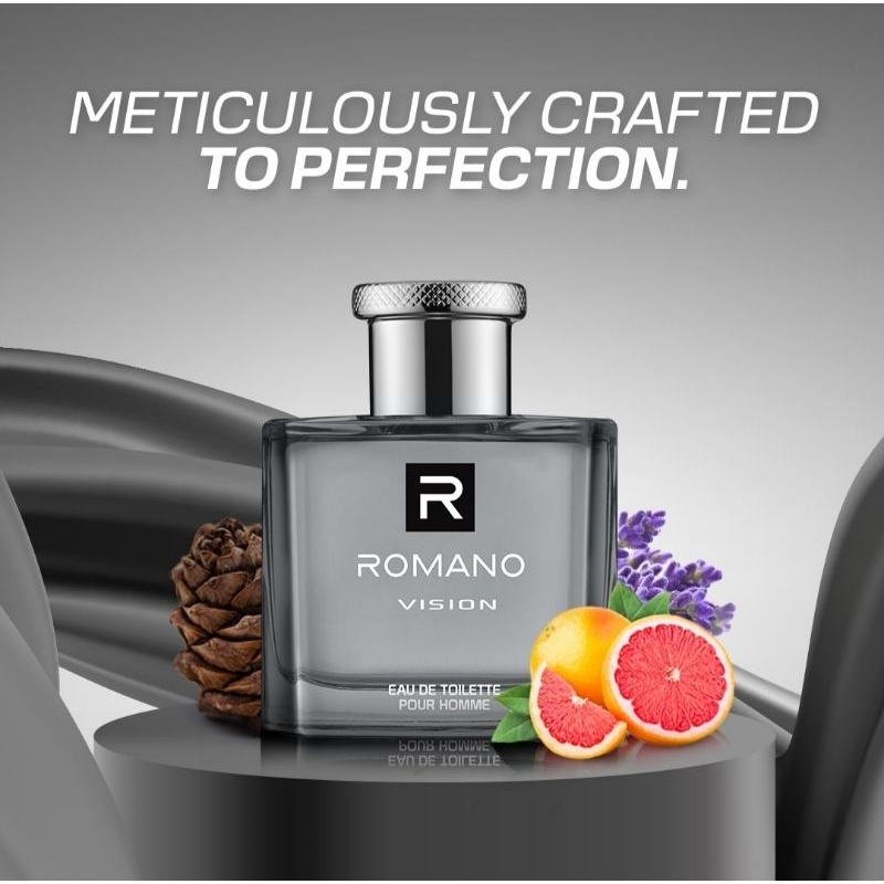 Jual Romano Vision Eau De Toilette–Parfum Pria 50ml | Shopee Indonesia