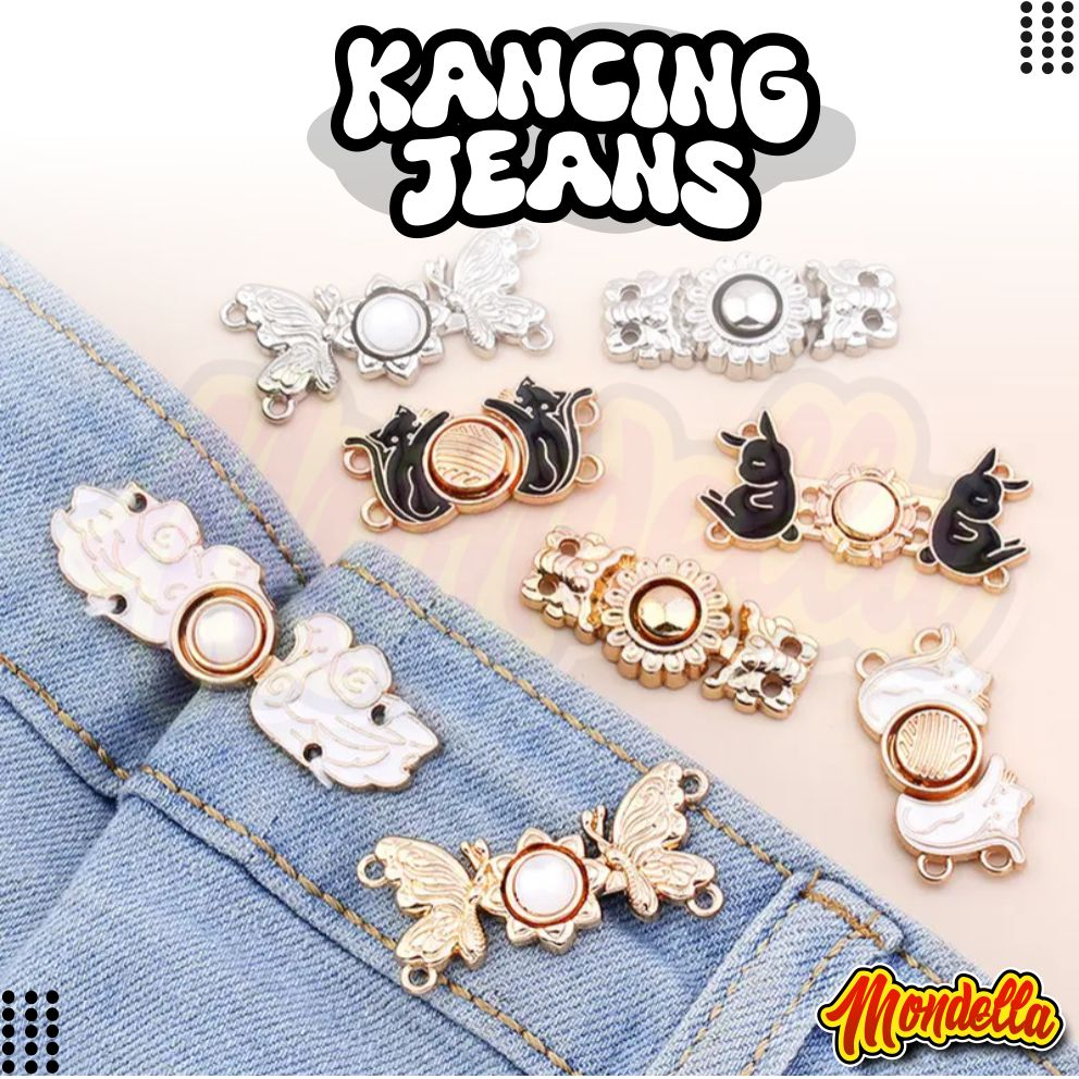 Jual Kancing Jeans Simple Karakter Kait Pengecil Lingkar Pinggang ...