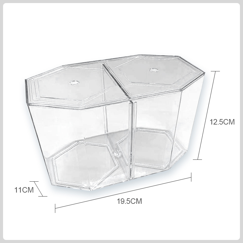 Jual Aquarium Mini Fish Tank Tangki Sekat Kotak Dual Betta Fish tank 2 ...