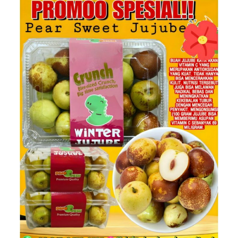 Jual buah jujube/angco 500gr pack | Shopee Indonesia