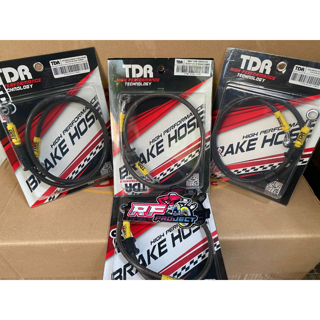 Jual SELANG REM TDR BLACK CARBON / SELANG CAKRAM VARIASI Universal ...